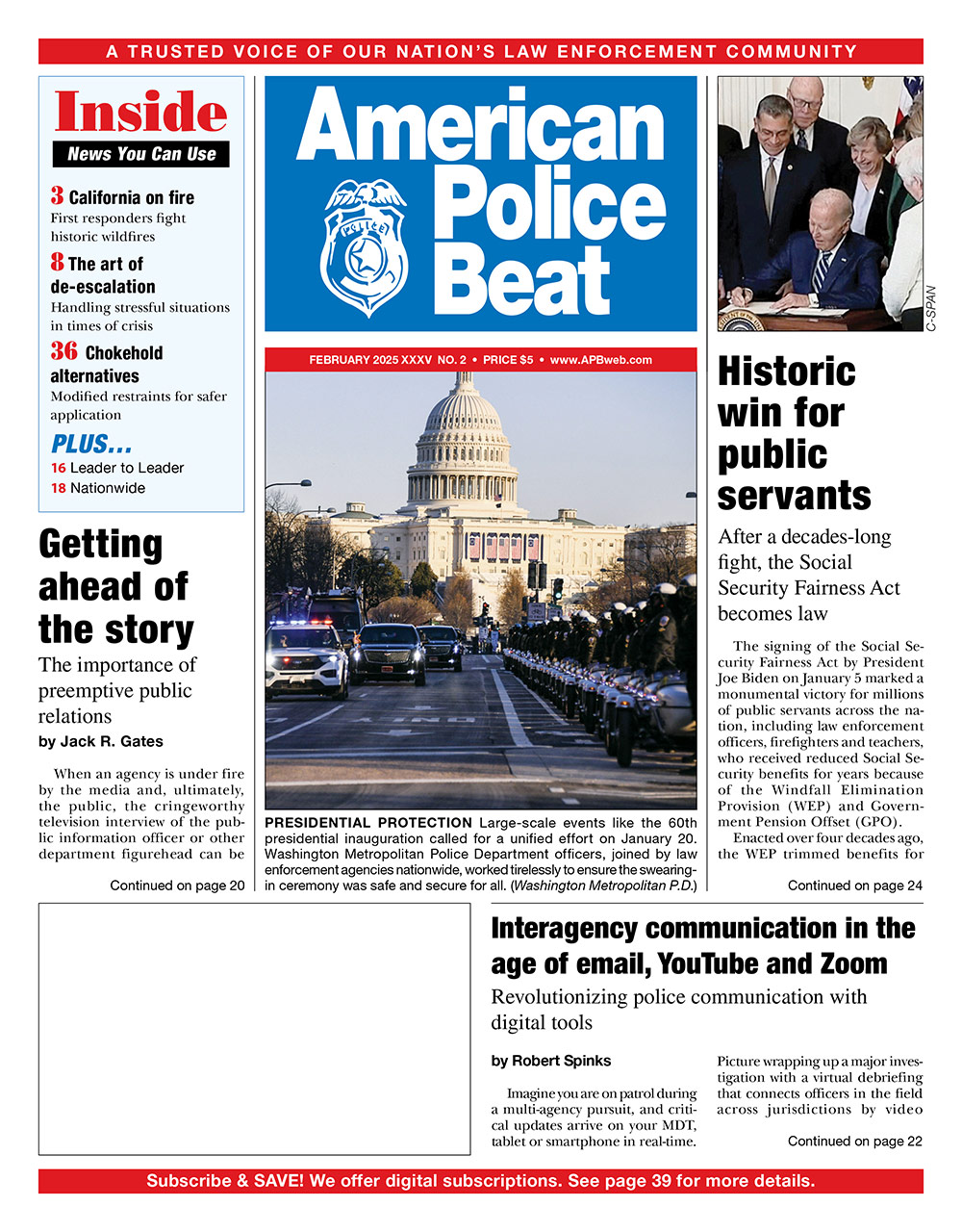 American Police Beat Magazine for Law Enforcement