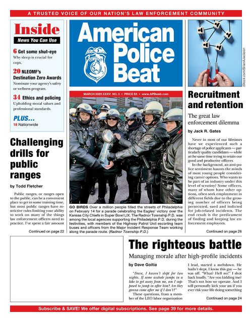 American Police Beat Magazine for Law Enforcement
